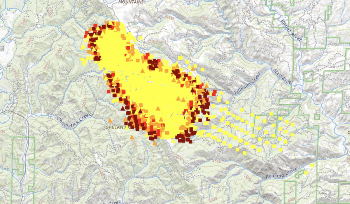 Lower Sugarloaf Fire Grows to 7,781 Acres, Threatens Homes | Columbia ...
