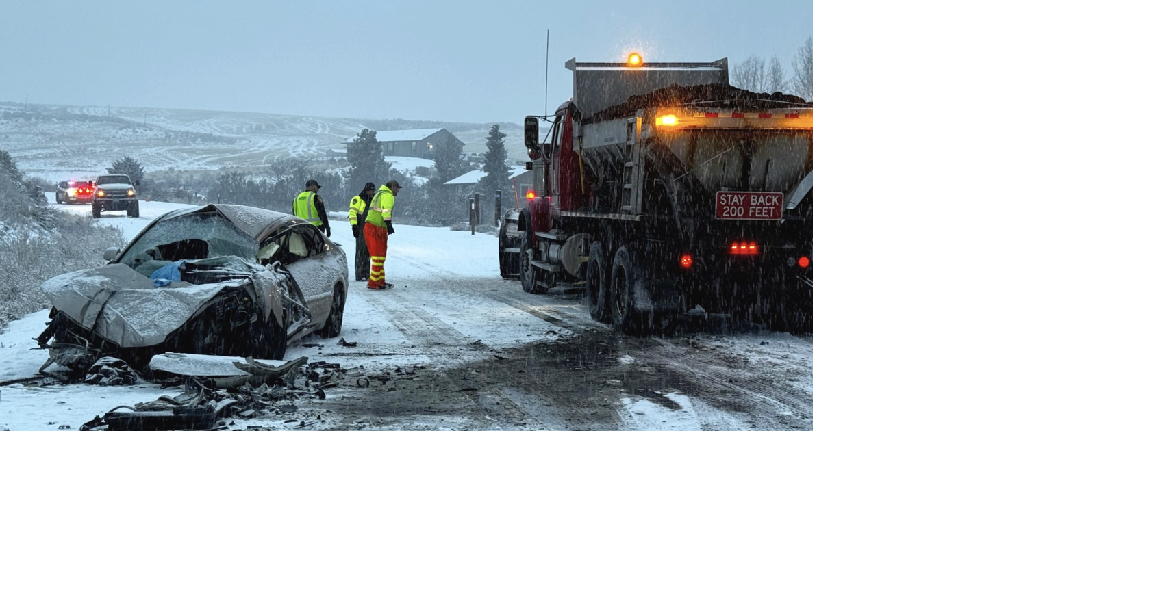 Snow Plow Crash Near Ephrata Causes Minor Injuries | Columbia Basin ...