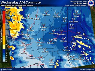 Local region sees heavy snow Tue. & Wed. | Columbia Basin ...