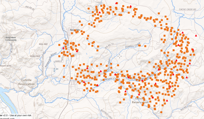 10,000-acre fire near Grand Coulee Dam burns seven homes and several ...