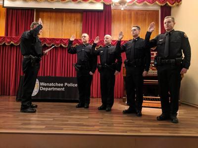 Four new WPD officers sworn in | Wenatchee | yoursourceone.com