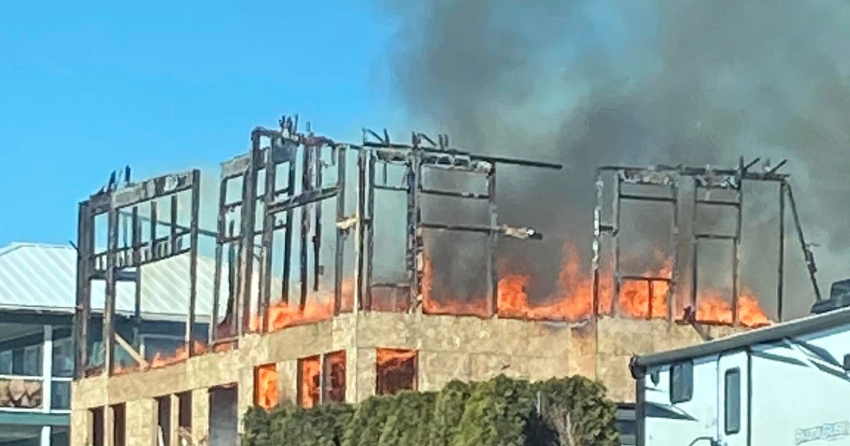 Fire crews on scene of structure fire near Manson | Columbia Basin ...