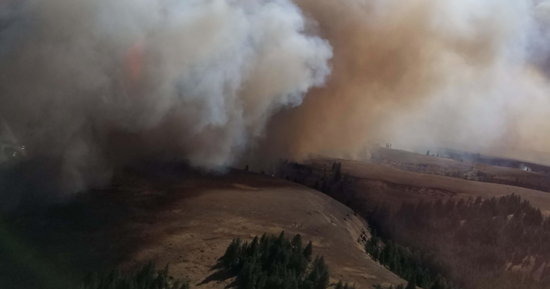 Evans Canyon Fire grows to 52,000 acres, threatens 900 homes | Columbia ...