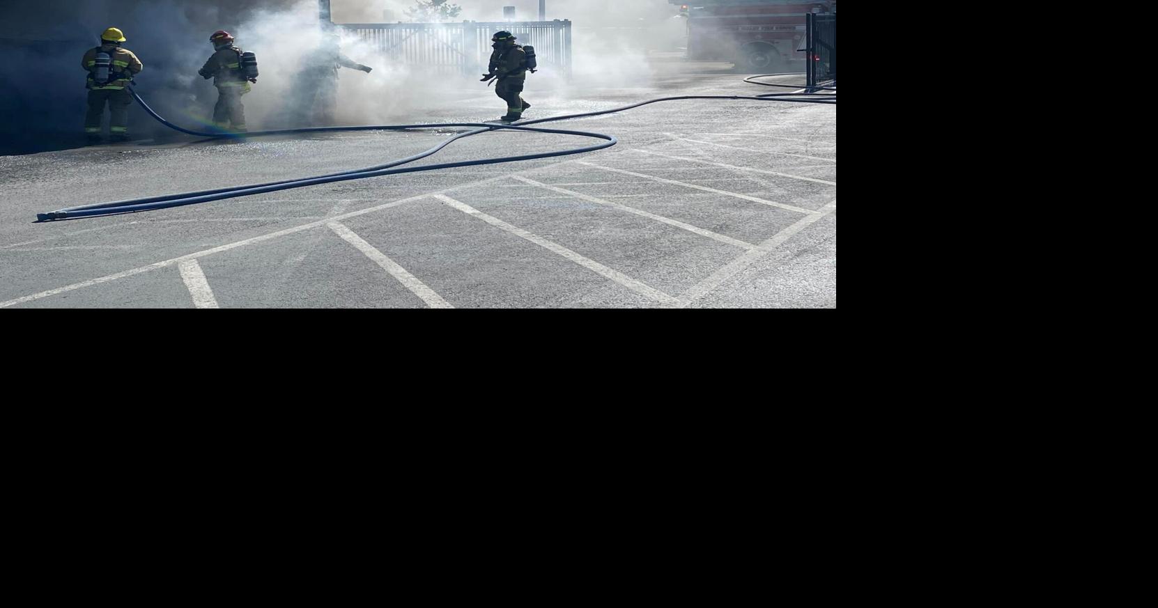 'Freak' fire torches parked police cruiser at Ellensburg Police ...