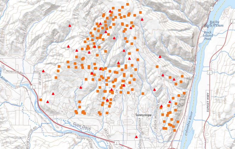 9,000-acre Red Apple Fire near Wenatchee shifts northward; 10% ...