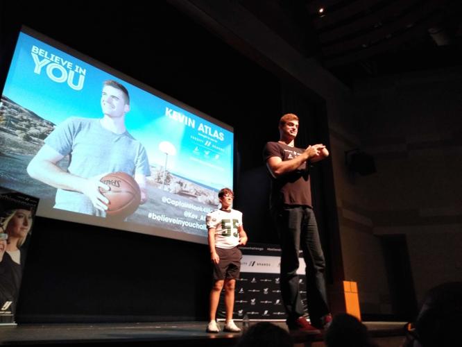 Inspiring students: Kevin Atlas speaks to Venice High School during ...