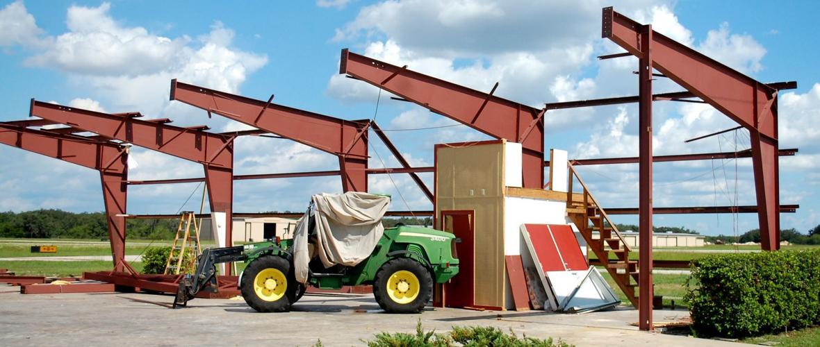 Hangar demolished to make way for fueling station | Newsarchives ...