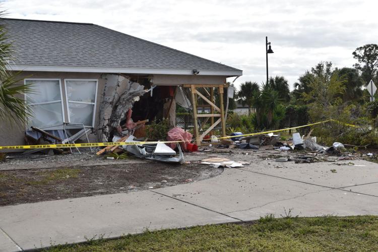 SUV crash damages local home; three injured | Port Charlotte News ...