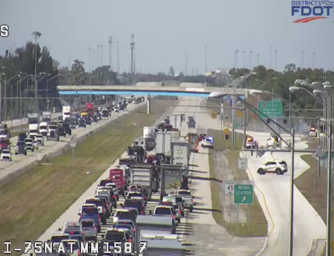 Interstate 75 shuts down, reopens from trailer fire | Breakingnews ...