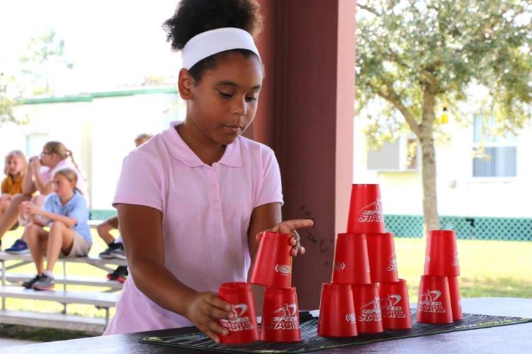 Cup-stacking speedsters at Lamarque | News Archives | yoursun.com