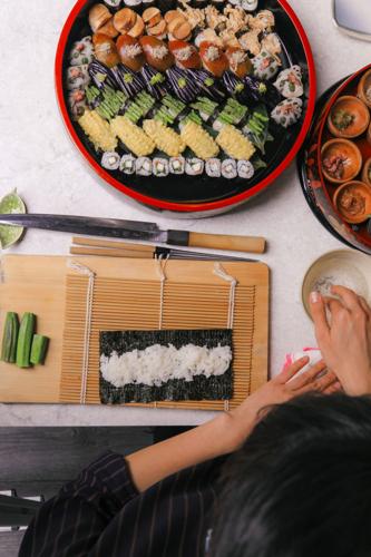 Vegan sushi is booming. This dancer and chef makes some that is swoon ...