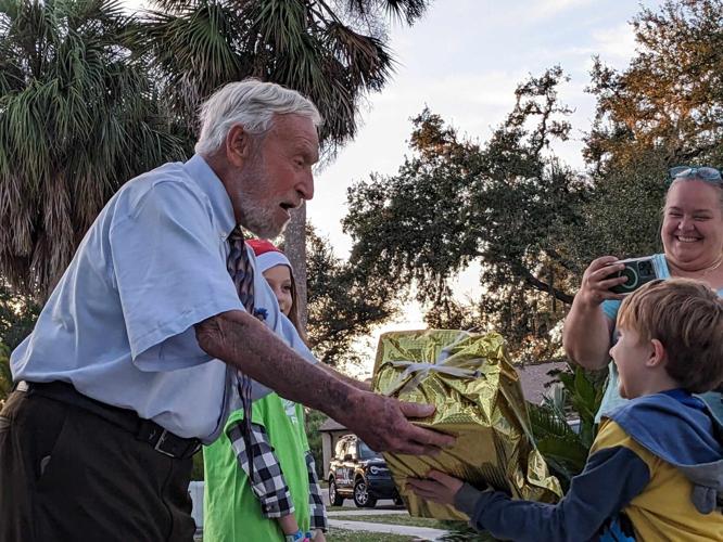 FPL surprises military member with holiday display | Port Charlotte ...