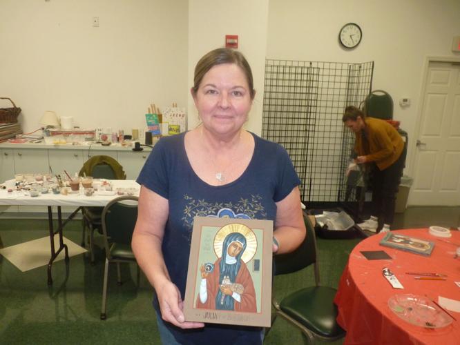 Church tradition combines ancient art technique with spiritual ...