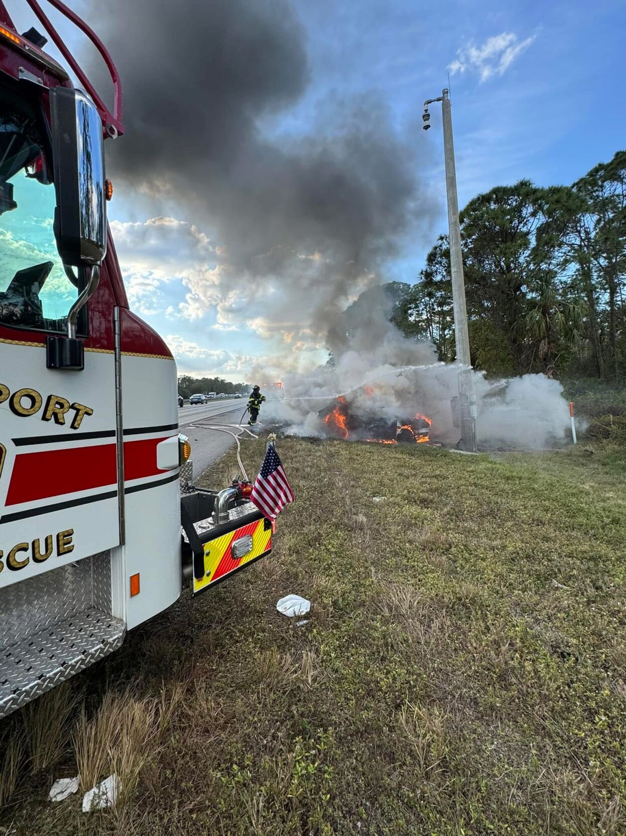 Breaking Crash Car Fire Causes Delays I 75 Northbound News