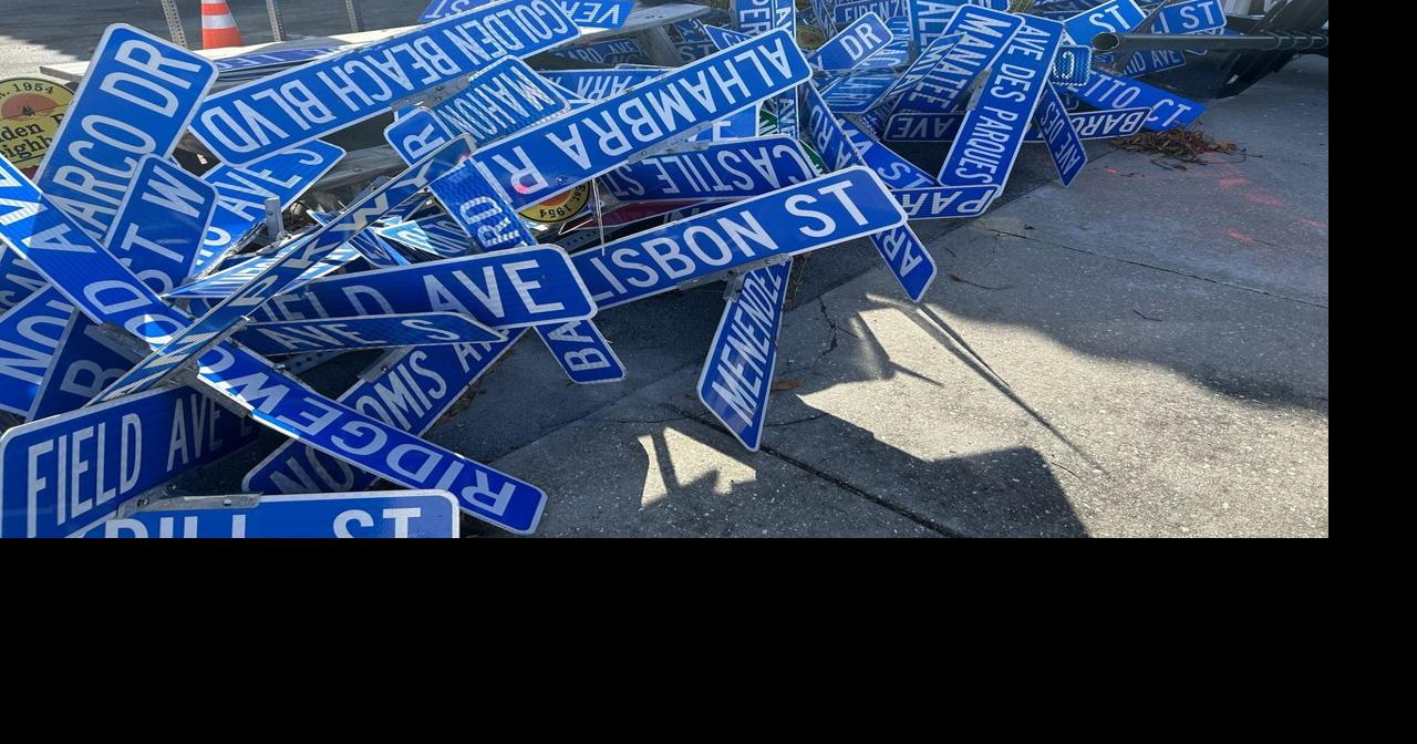 Officials: Damaged road signs are not for sale | News | yoursun.com
