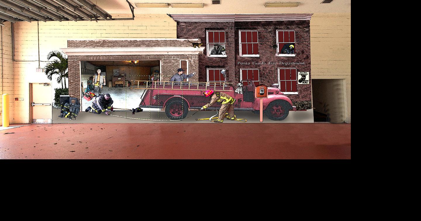 Making a firehouse mural | News Archives | yoursun.com