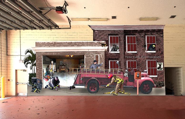 Making a firehouse mural | News Archives | yoursun.com