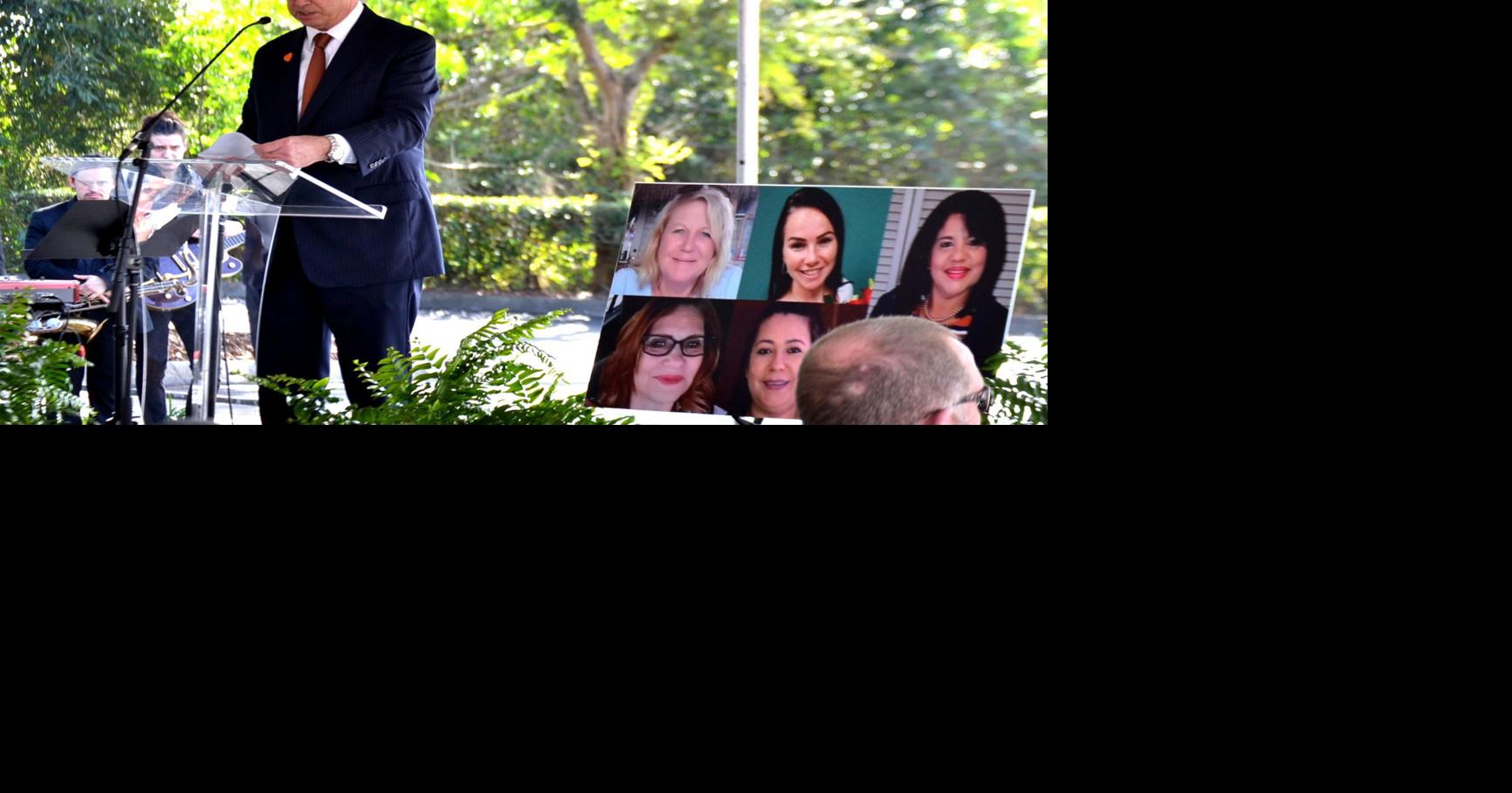 5 women killed in Sebring bank one year ago honored at park dedication ...