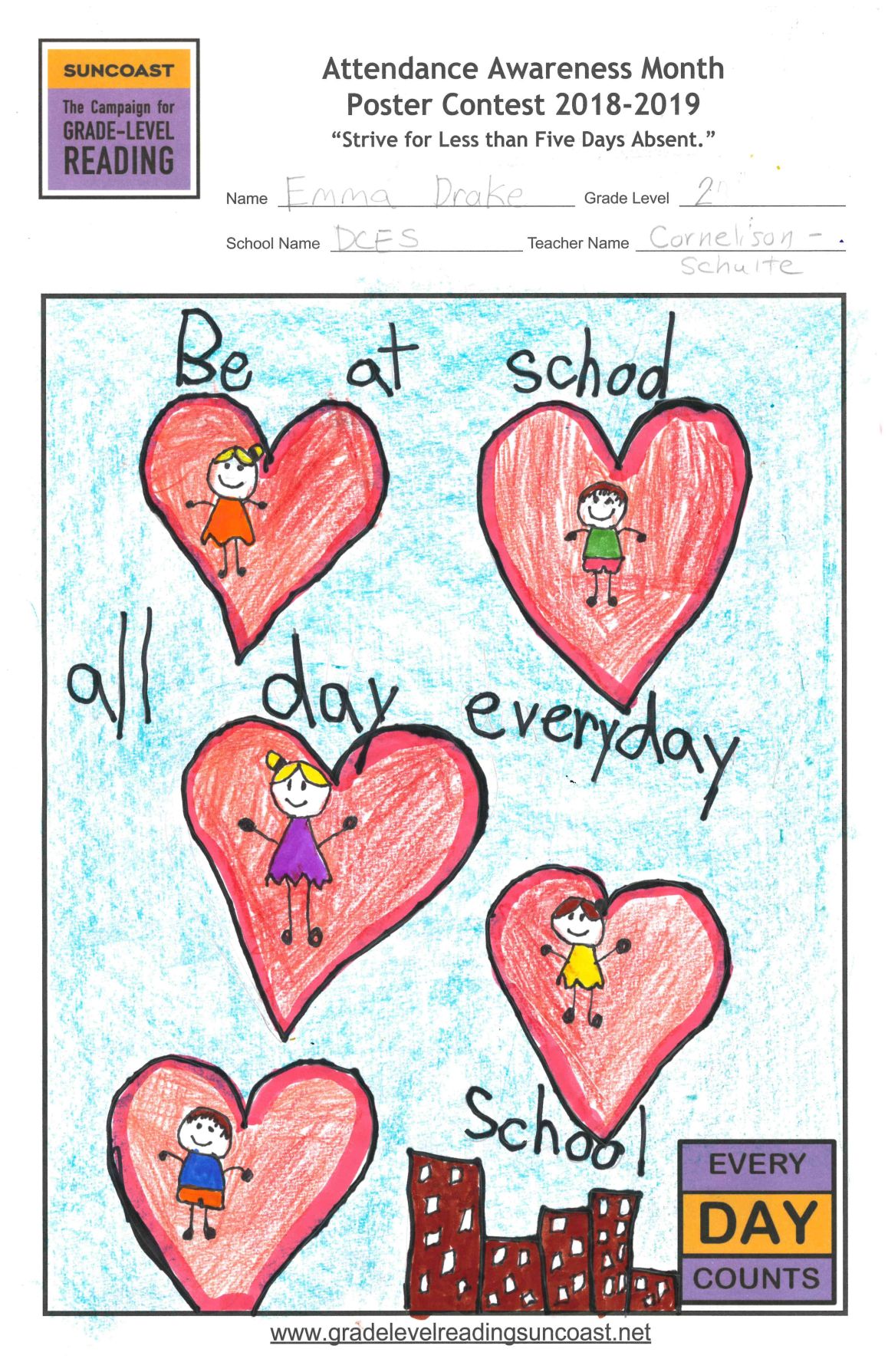 Student winners of attendance poster contest announced | North Port Sun ...