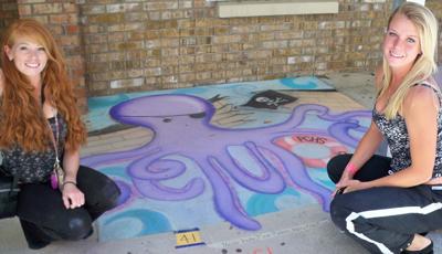 Artistic sidewalks fill Port Charlotte High campus | News Archives ...