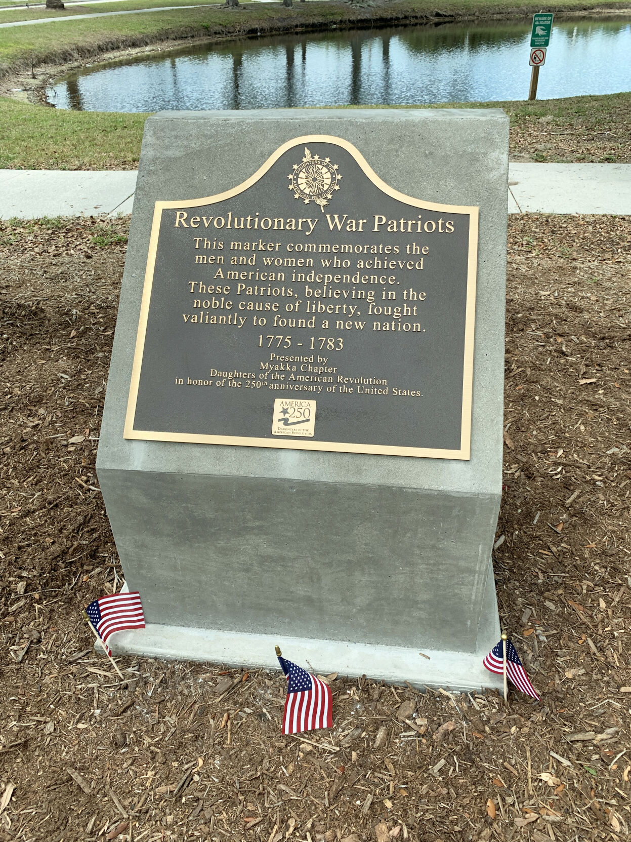 Revolutionary War plaque installed at Patriots Park | Community News ...