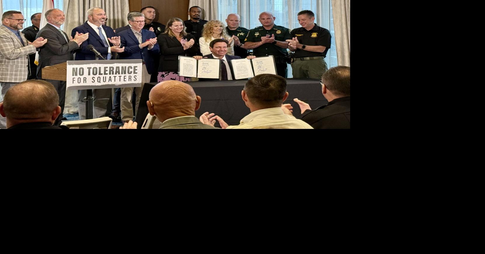 DeSantis signs bills in Sarasota against squatters | News | yoursun.com