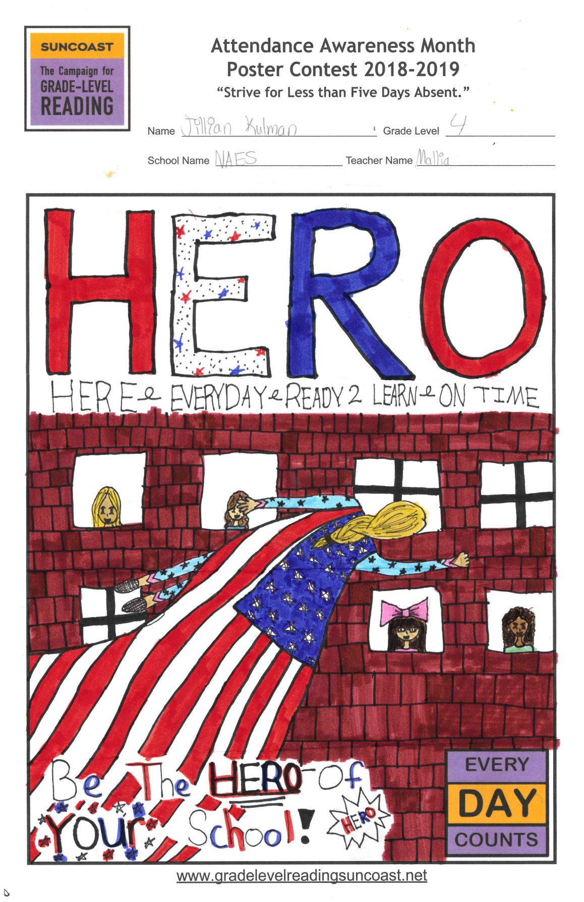 Student winners of attendance poster contest announced | North Port Sun ...
