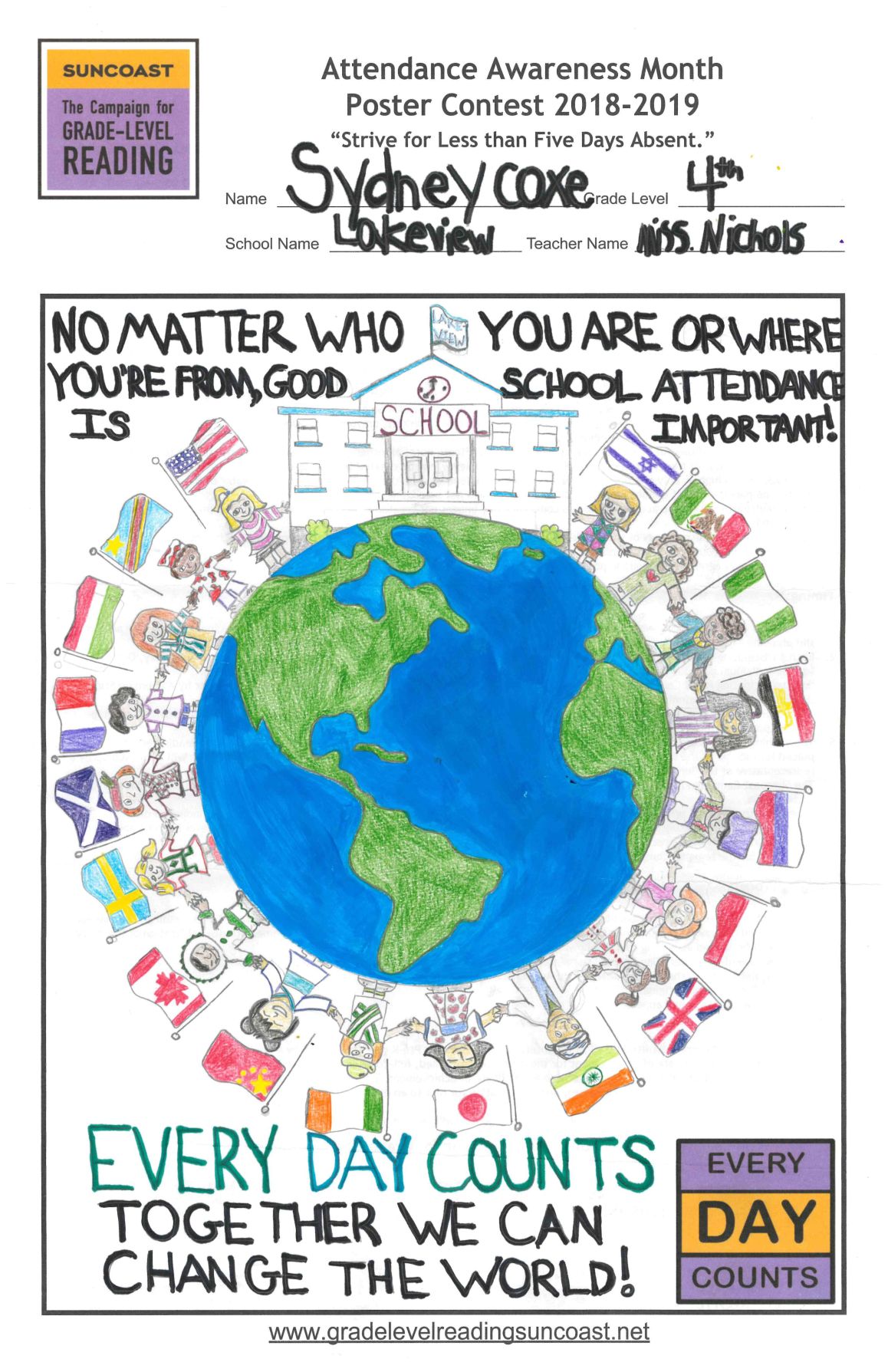 Student winners of attendance poster contest announced | North Port Sun ...