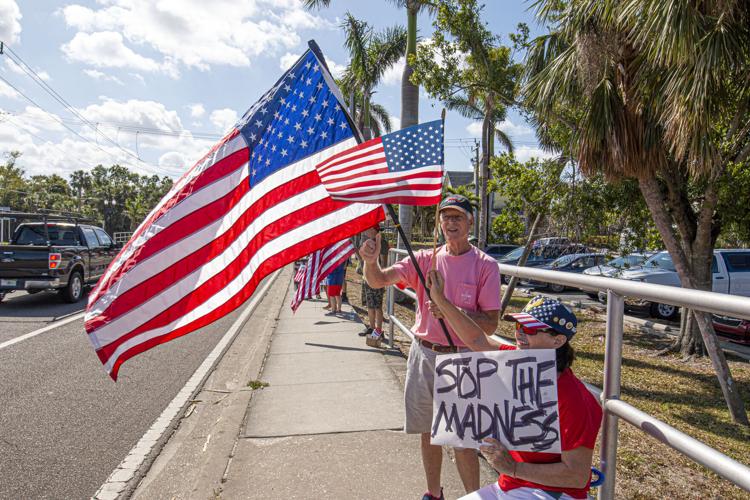 Trump supporters protest his upcoming indictment | Port Charlotte News ...