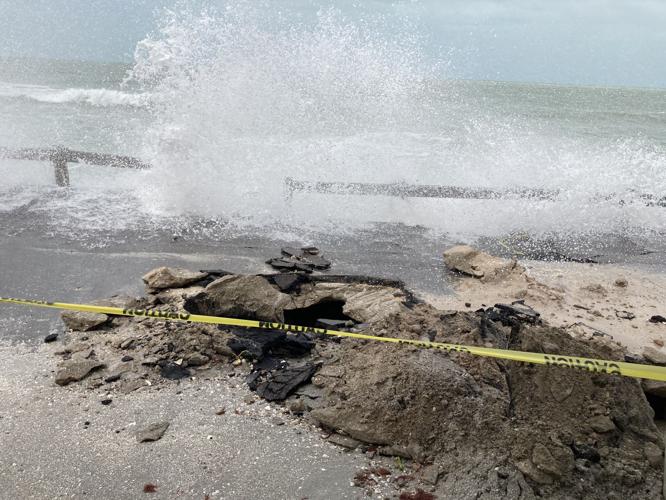Wave action closes North Casey Key Road | News | yoursun.com