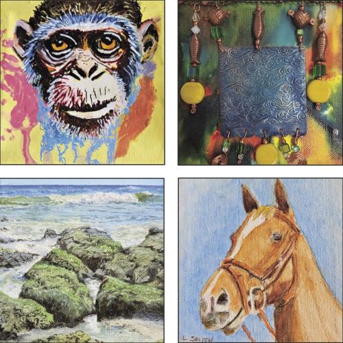 Artists create works of art for Visual Arts Center's '5x5 Mural ...