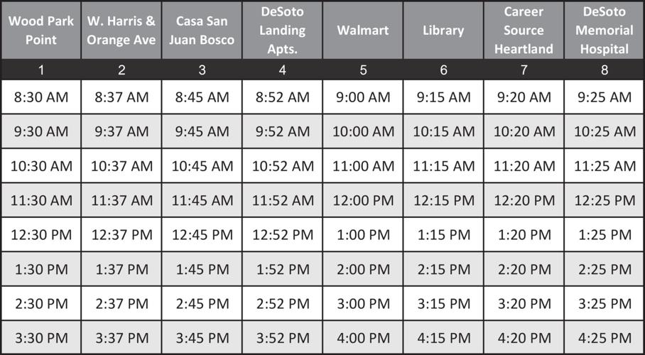 New route down the road for DART bus in DeSoto County | News | yoursun.com