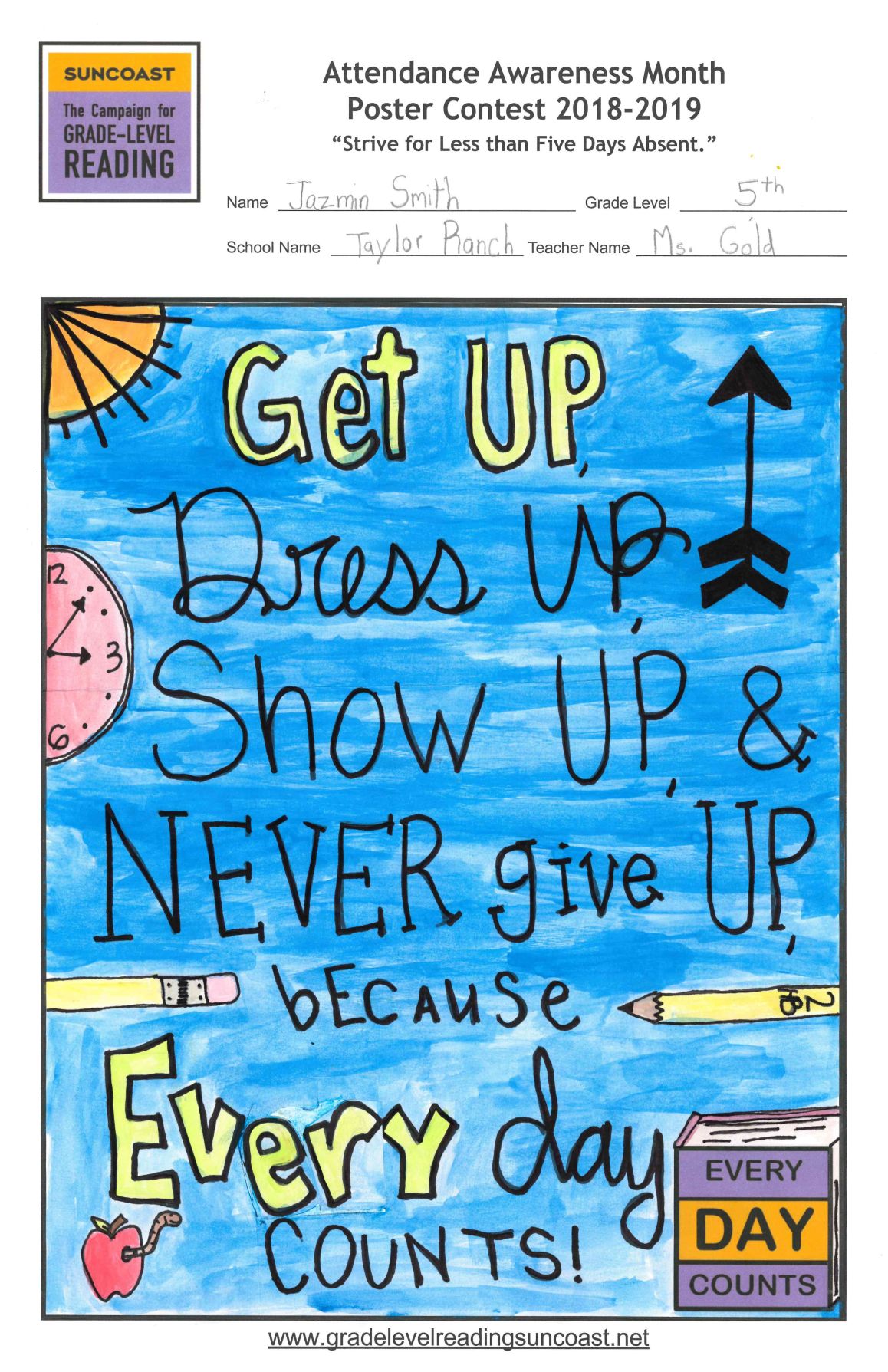 Student winners of attendance poster contest announced | North Port Sun ...