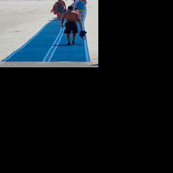 New ‘Mobi-Mat’ installed at Siesta Beach to aid access | News Archives ...