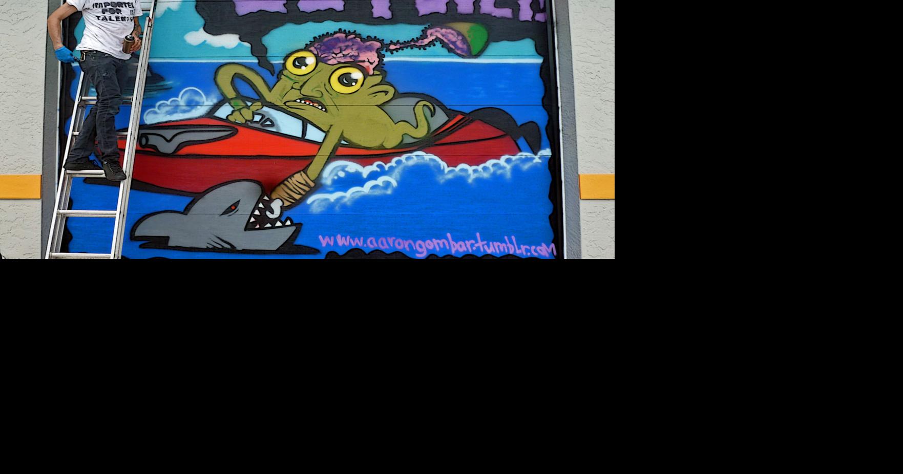 ‘Lowbrow’ artist makes mark on Englewood | News Archives | yoursun.com