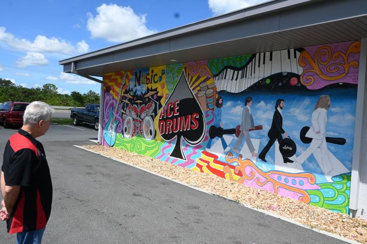Ace Drums unveils new mural, gets shredding at new location | Port ...