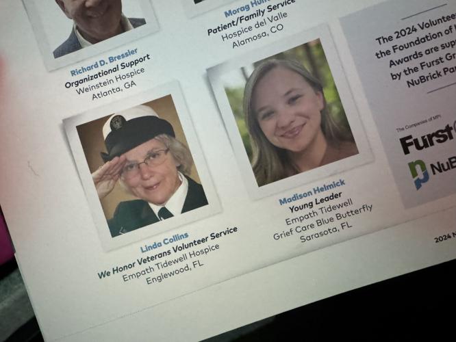 'THE HEART OF HOSPICE' Volunteer, student lauded for Tidewell efforts ...