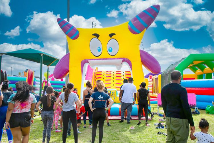 A candy-colored wonderland of action-packed inflatable adventure | Go ...