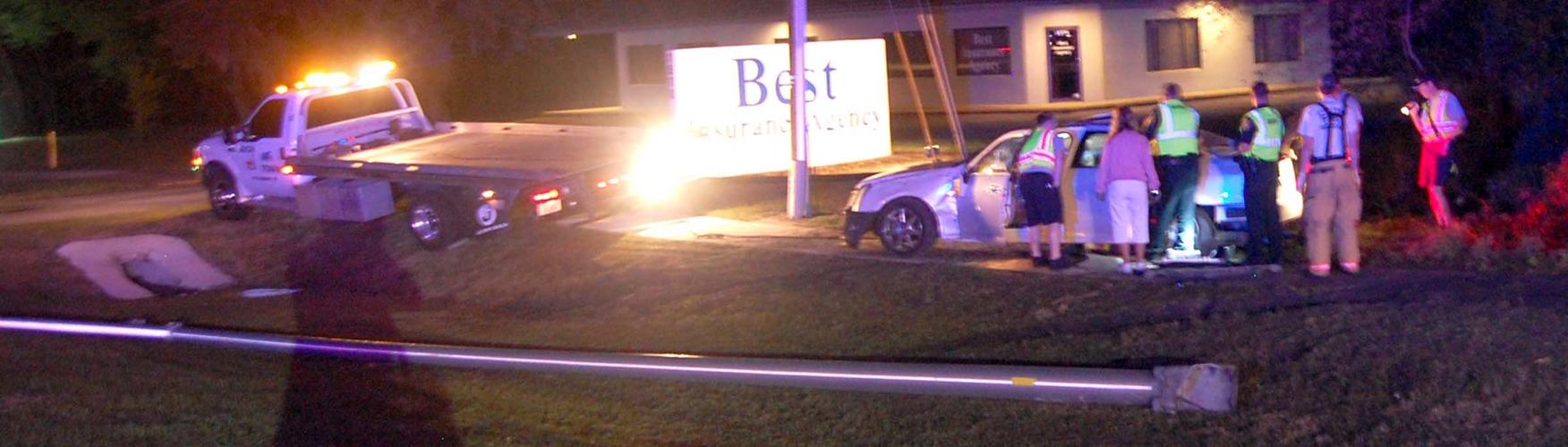 Driver in rollover wreck tells cops he was on way to bar | Newsarchives ...