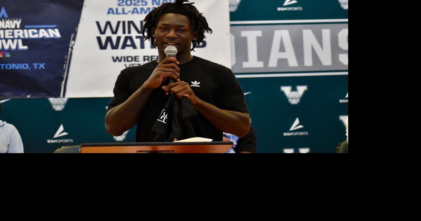 PREP FOOTBALL: Watkins Jr. receives jersey for 2025 Navy All-American ...