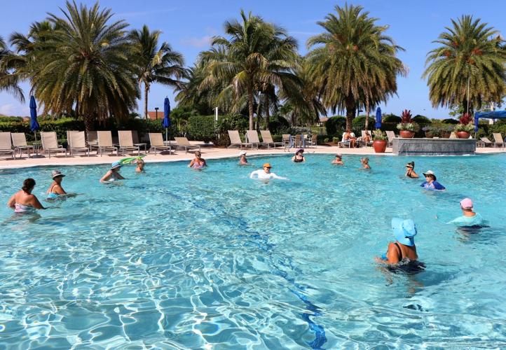IslandWalk residents take aqua interval classes to heart | The ...