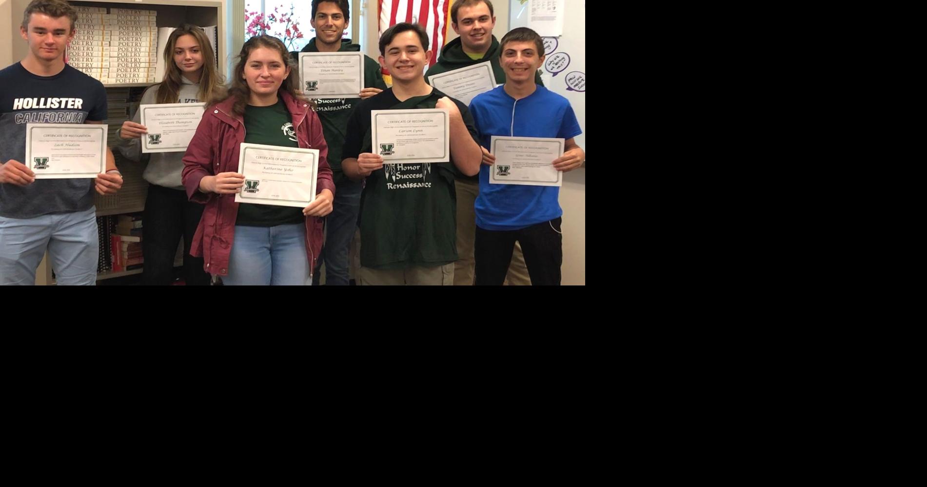 Renaissance students honored | Education | yoursun.com