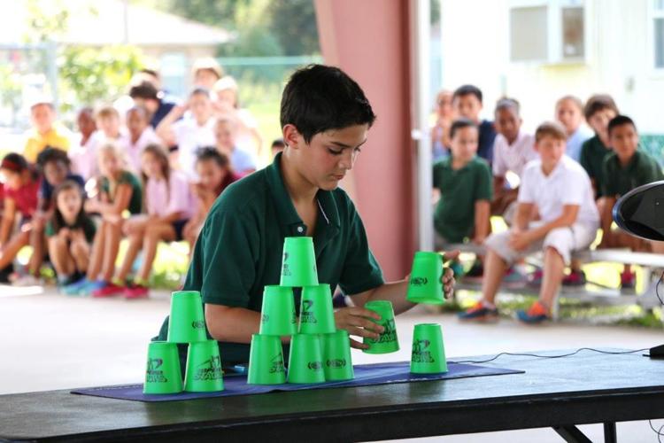 Cup-stacking speedsters at Lamarque | News Archives | yoursun.com
