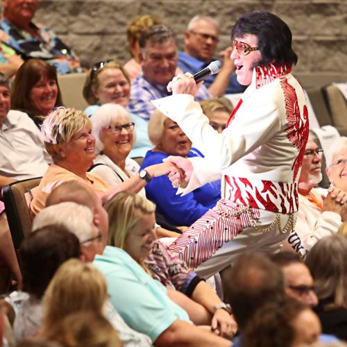Mike Albert's 'Elvis' show a hit for audience, wrestling team ...