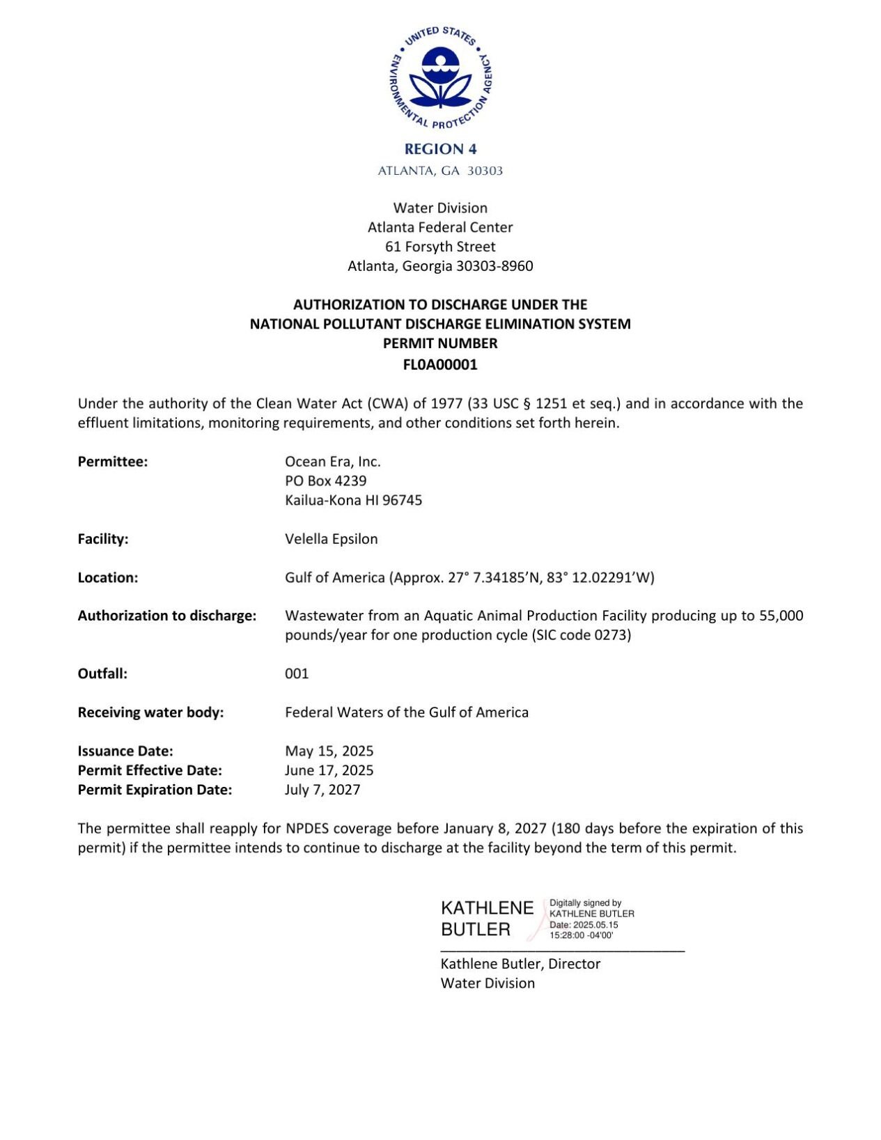 Gulf fish farm gets federal approval ... again | News | yoursun.com