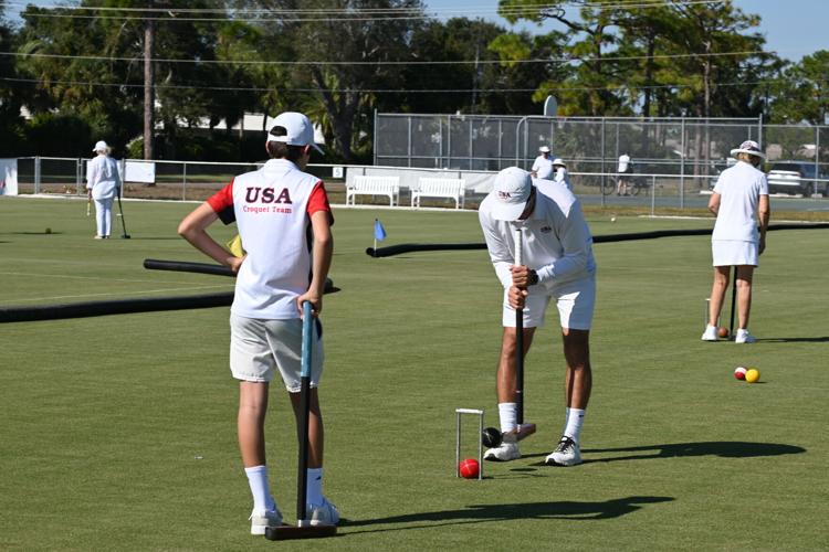 WITH VIDEO: Golf croquet — husband vs. wife, father vs. son | News ...
