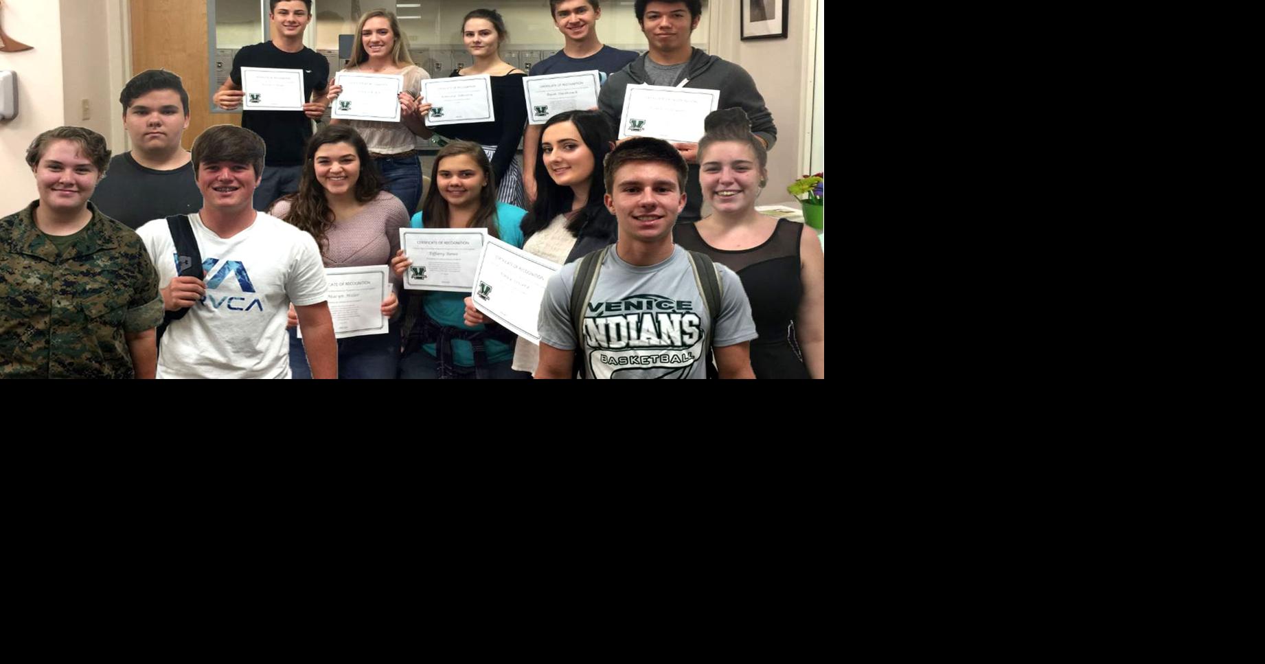 VHS Renaissance students honored | News Archives | yoursun.com