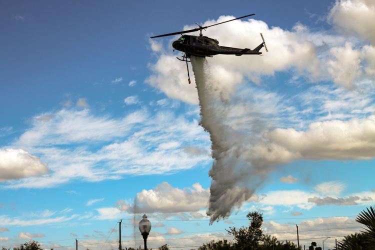 Sheriff's helicopter shows off for South Port Square residents | Port ...