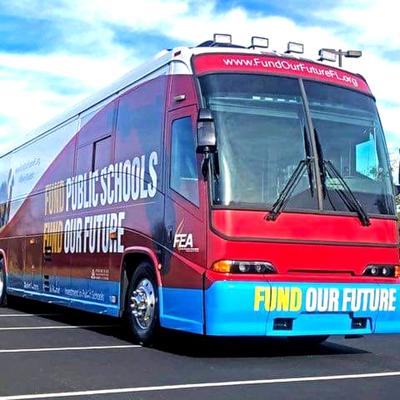 State Teachers Union starts 5-week bus tour | News | yoursun.com