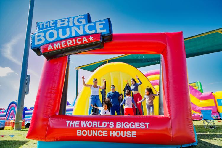 A candy-colored wonderland of action-packed inflatable adventure | Go ...